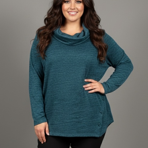 Lily Morgan | Sweaters | Show Special Lily Morgan Green Stretch Knit ...